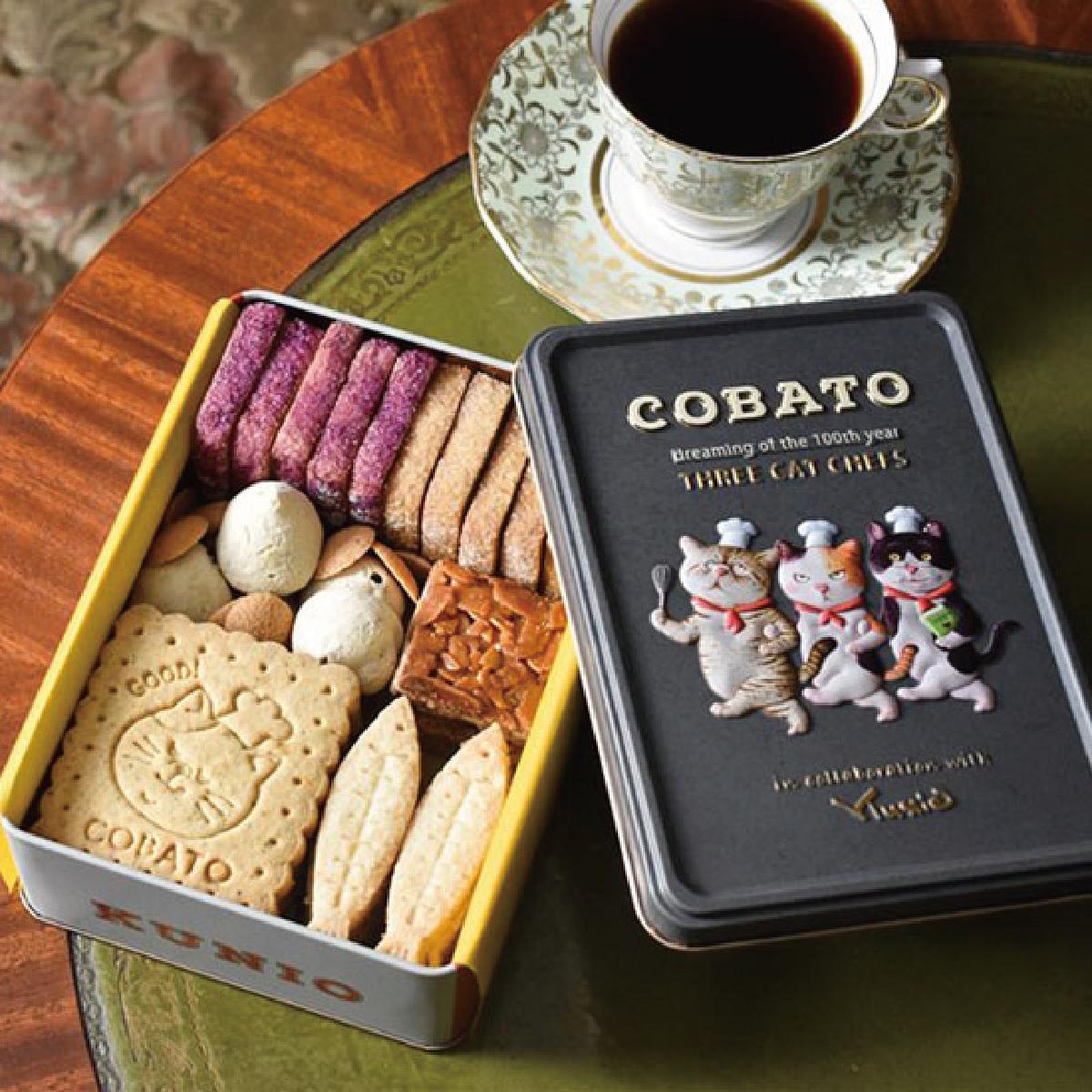 COBATO貓咪鐵盒餅乾 攜手佐藤邦雄首次聯名！好吃好看好收藏｜日本好物調查局